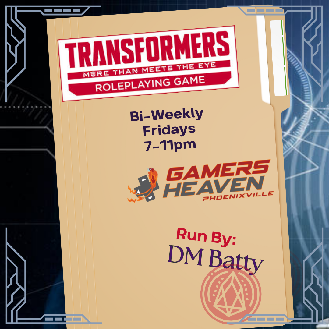 Transformers TTRPG | Gamers Heaven Phoenixville